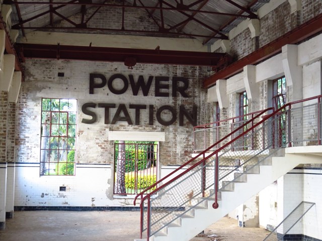 Some of Sydney's history. The preserved pump station building that used ...