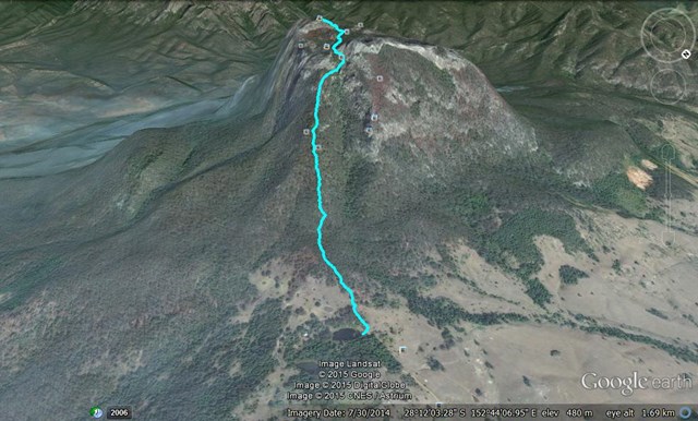 Mt Maroon - Aussie Bushwalking